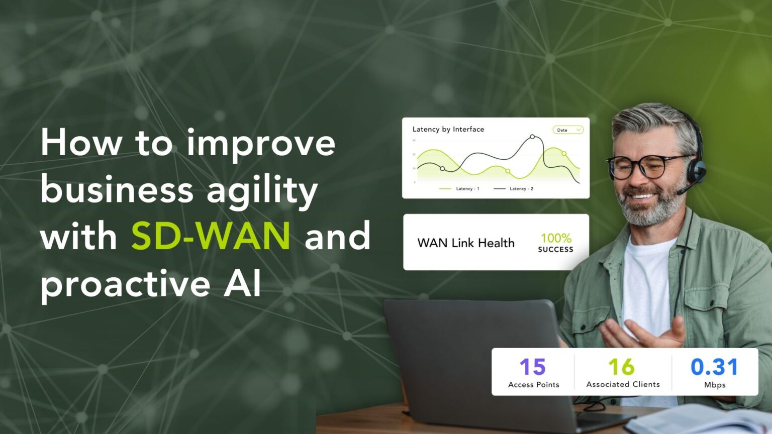 Improve business agility with SD-WAN and proactive AI for business